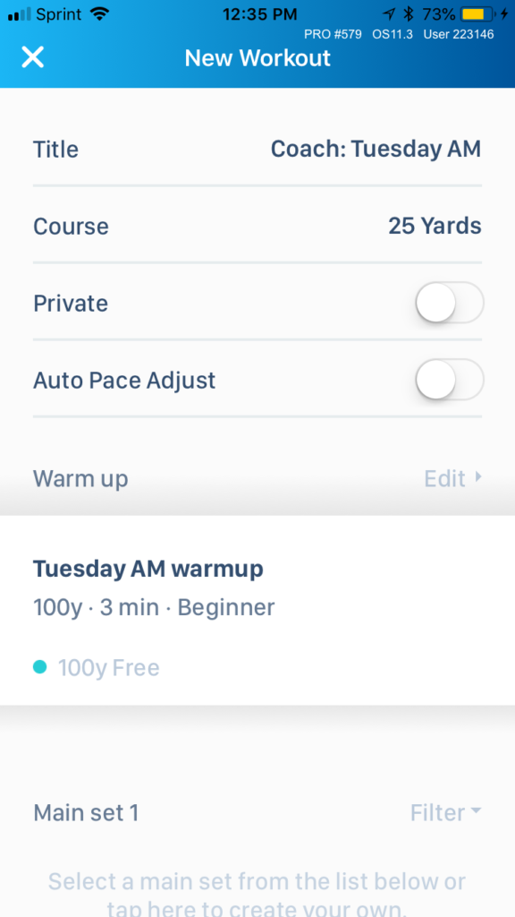 Version 2.1: Mobile App Workout Redesign